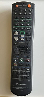 Pioneer AV Pre Programmed Learning Remote Control Unit AXD7268 Tested ...