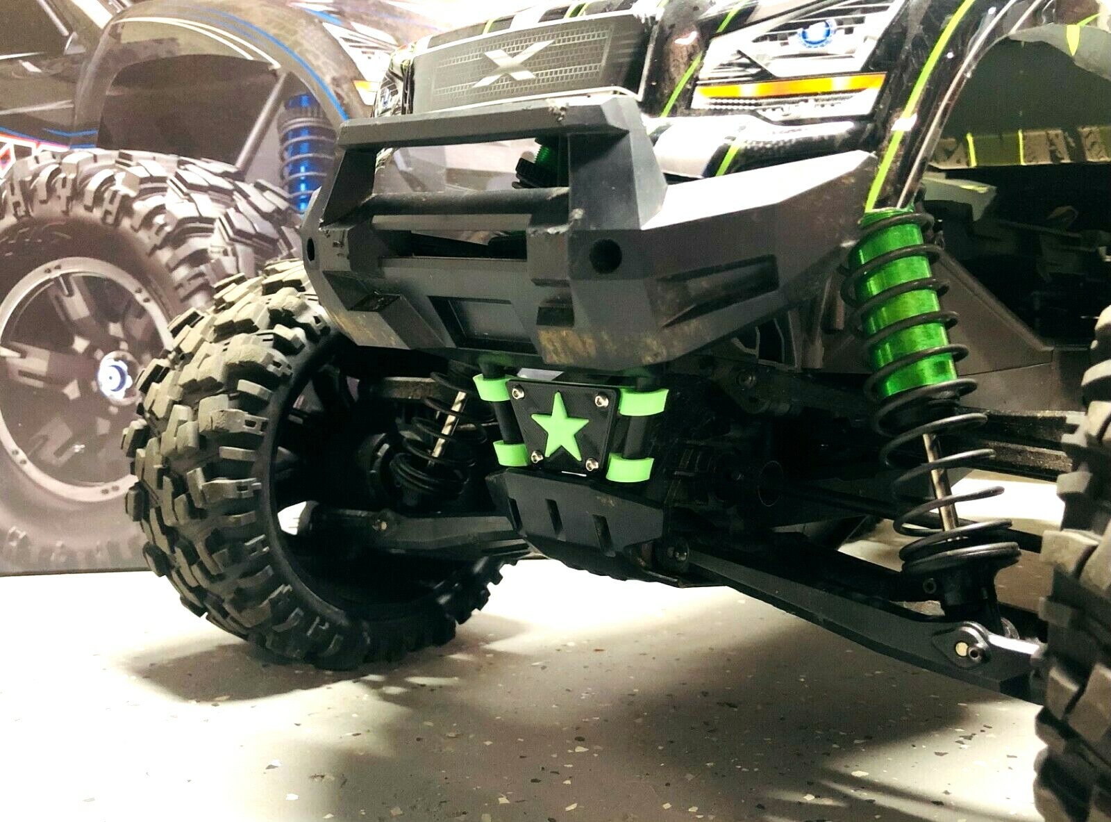 Lone Star theme Front Bumper Plate compatible with Traxxas X-MAXX XMAXX ...