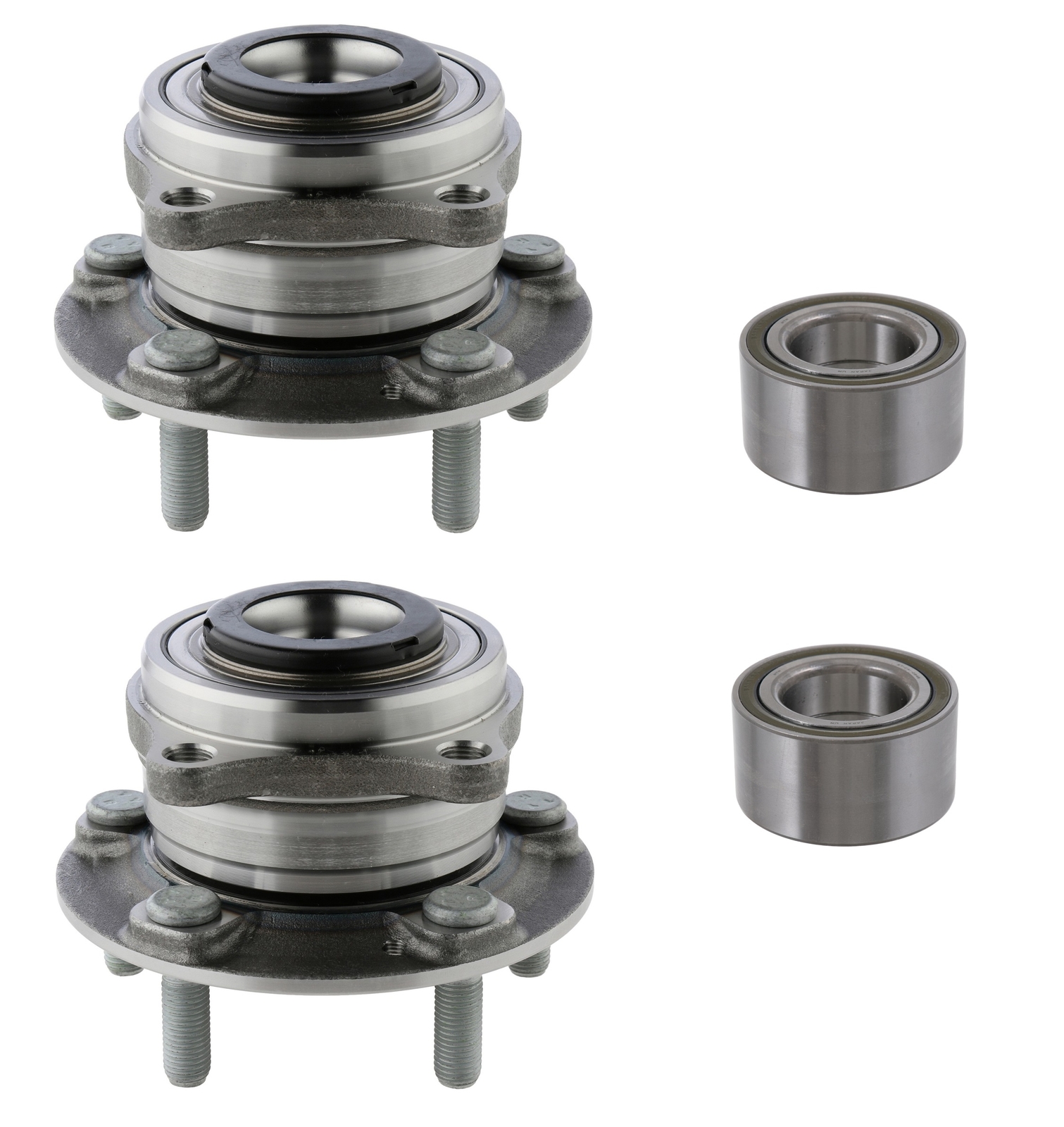 BCA Front Wheel Bearing Hub Assemblies Rear Bearings Kit For Hyundai ...