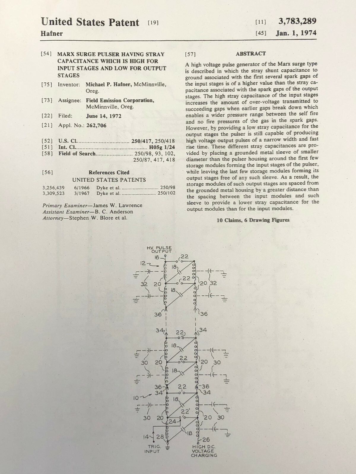 Marx Generator Febetron Fexitron Ultra High-Voltage Capacitor 2Stage X ...
