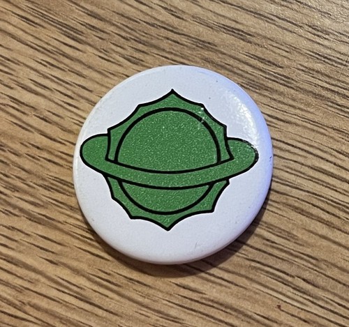 1991 Marvel Comic Shop Promo Pin Captain Marvel “Mar-Vell” Kree Symbol ...