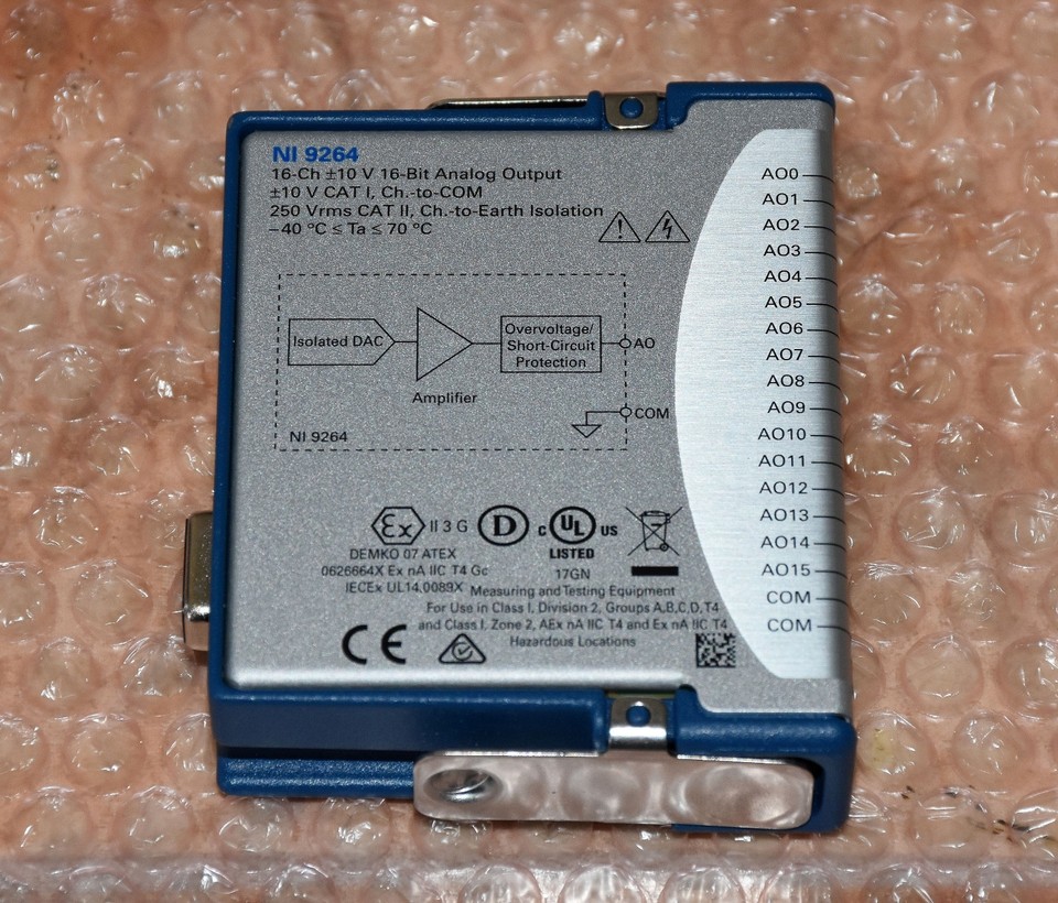 National Instruments NI 9264 cDAQ Analog Output Module, D-Sub 199268B ...