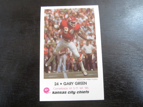 1979 Gary Green Kansas City Chiefs Police Card | eBay