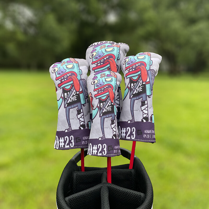 New Funny Zombies Golf Club Headcovers Driver Woods Hybrid Putter ...