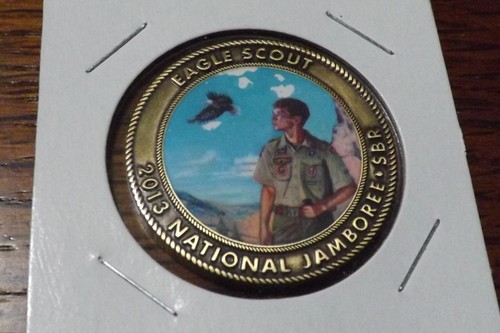BOY SCOUT MEDALLION TOKEN COIN 2013 NATIONAL JAMBOREE NESA EAGLE SCOUT ...