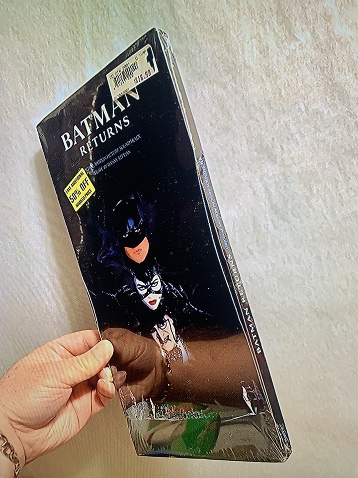 BATMAN RETURNS CD LONGBOX ‘92 “SOUNDTRACK” Factory Sealed-Danny Elfman ...