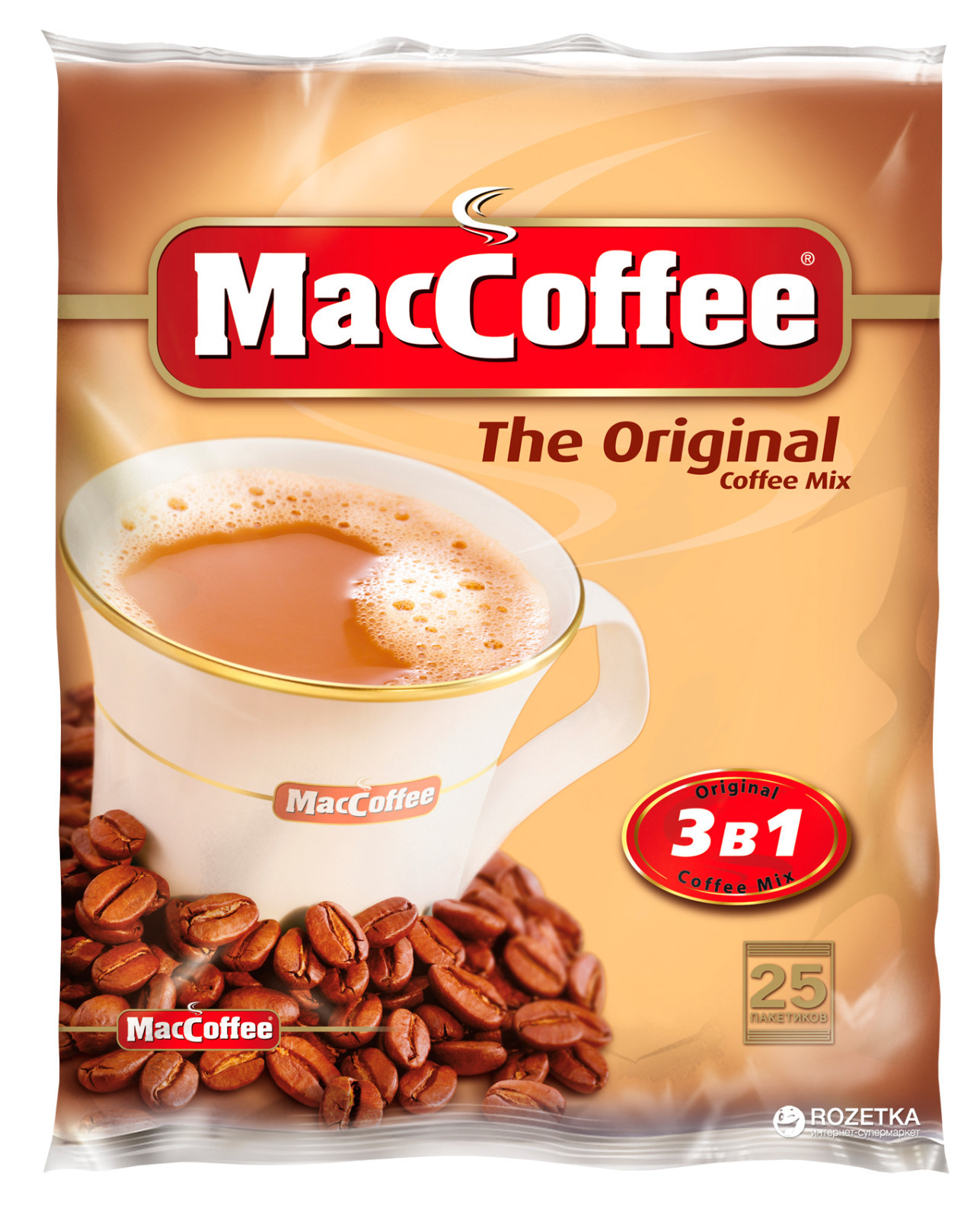25 x MacCoffee Original 3in1 Instant Coffee Sachets | eBay
