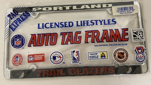 Portland Trail Blazers NBA Chrome License Plate Frame | eBay