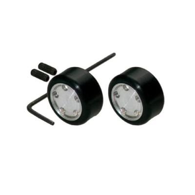 Scalextric Sport Aluminium Wheels & Silicone Tyres Le Mans axle Ø 3mm ...