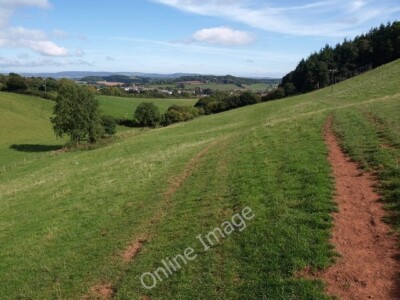 Photo 6x4 Valley west of Wiveliscombe Hartswell/ST0827 Looking down the ...