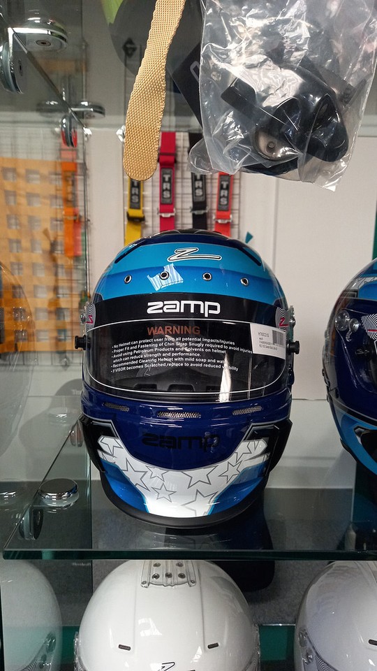 Zamp Helmet RZ70E FIA Snell Approved Hans Compatible Racing karting ...