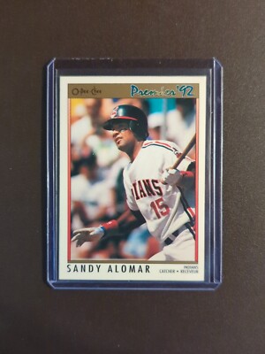1992 O-Pee-Chee Premier #164 Sandy Alomar MLB Baseball - Sports Trading ...
