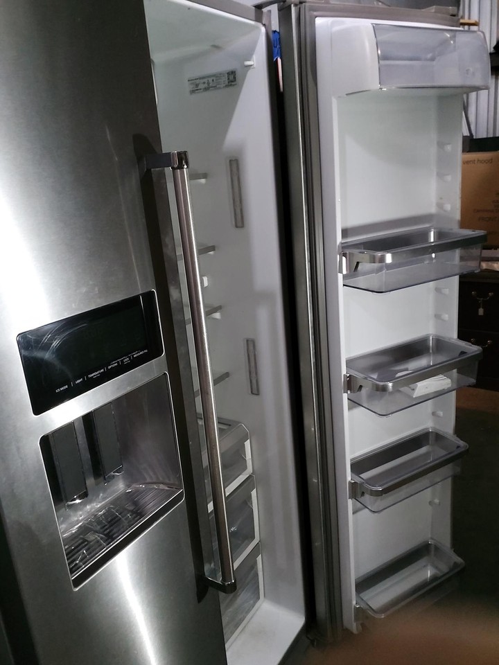 KitchenAid KRSC503ESS 22.7 Cu. Ft. Counter Depth Side-by-Side ...