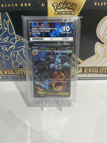 Pokemon Mega Charizard X EX 110/080 SAR Inferno X ACE 10 PERFECT ...