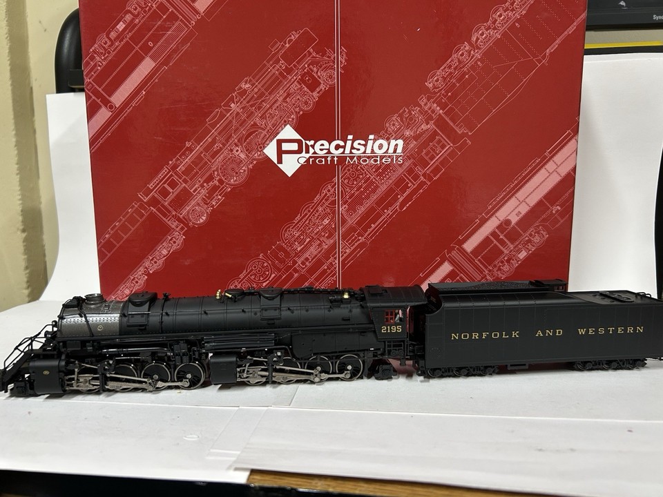 HO Scale Precision Craft Models Norfolk and Western Y6B #2195 | eBay