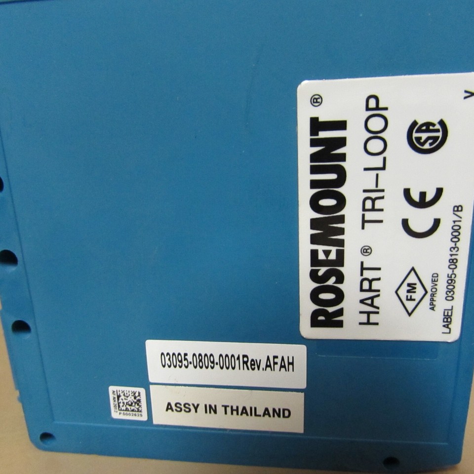 ROSEMOUNT 333U HART TRI-LOOP HIGH ALARM MODULE! XLNT TAKEOUT, MAKE ...