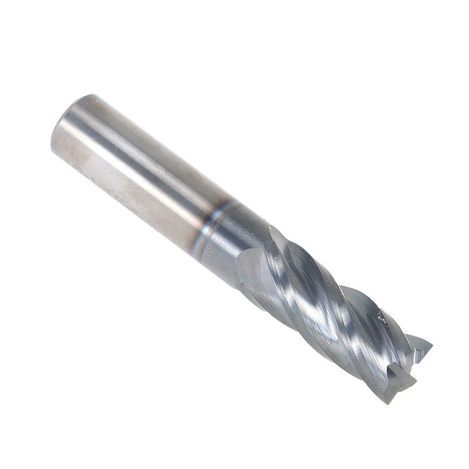 1/2" 4 Flute VARIABLE HELIX Carbide End Mill 3" Overall Length- TiALN ...
