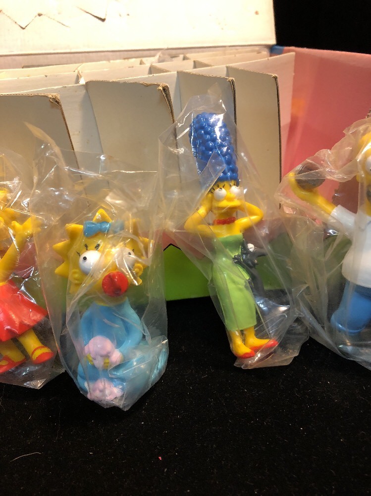 Simpsons Hamilton Gifts Retail Box And 12 PVC Figures 1990 | eBay