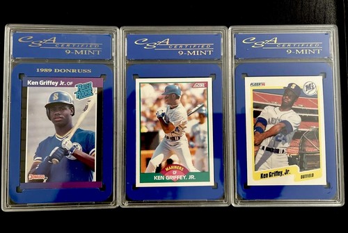 Ken Griffey Jr Graded Rookie Lot CSA 9 MINT! | eBay