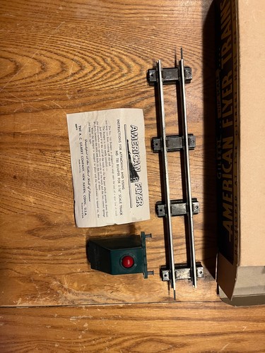 American Flyer 730 Green Bumper in original box | eBay