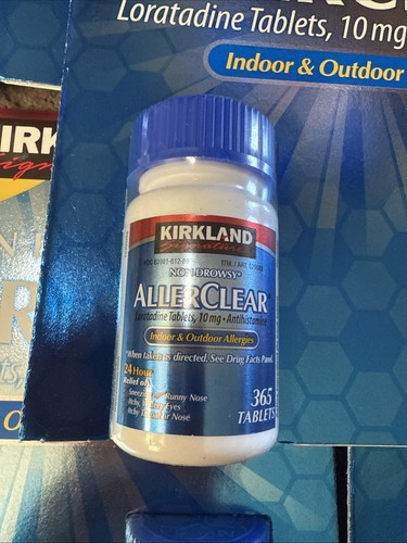 4 Bottles Kirkland Aller-Clear Non-Drowsy Allergy Loratadine 10mg FAST ...