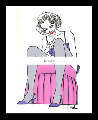 MARLENE DIETRICH 1932-rpt Sardi's ALEX GARD LINGERIE Heels NYC ...