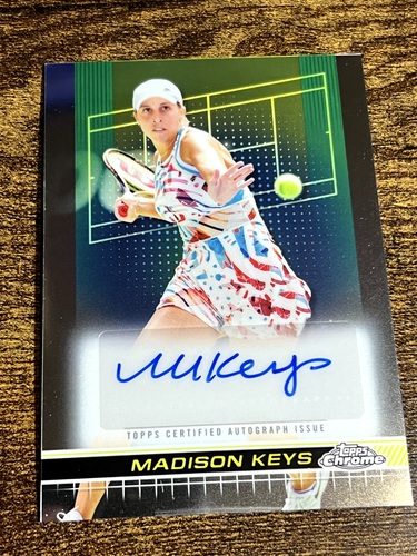 MADISON KEYS 2024 Topps Chrome Tennis Auto #TCA-MLS | eBay