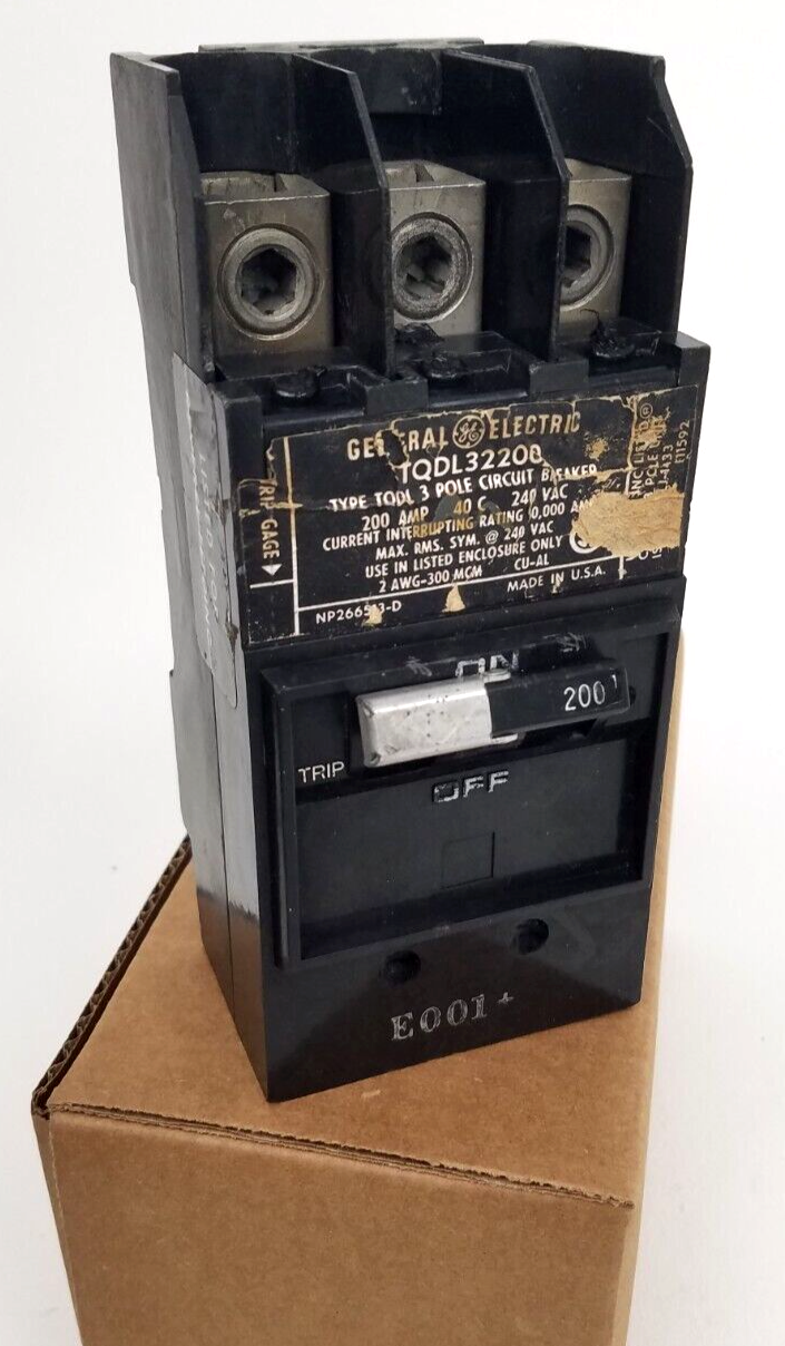 TQDL32200 GE 200 Amp Circuit Breaker *NEXT DAY OPTION* | eBay