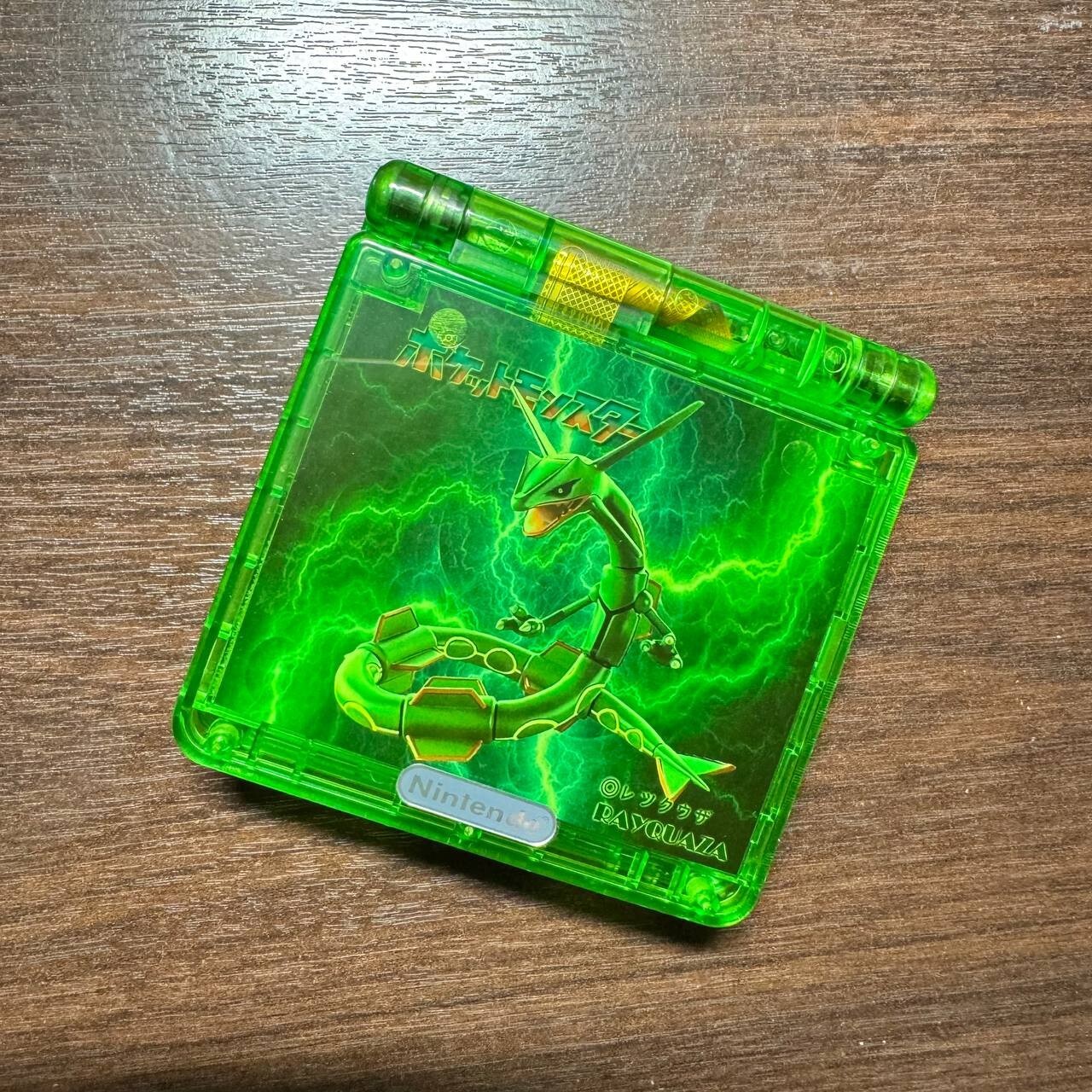 Gameboy Advance SP • Sparking Green DIY Custom Themed GBA SP Clear | eBay