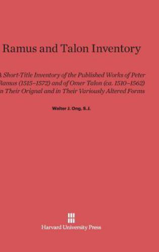 Ramus and Talon Inventory : A Short-Title Inventory of the Published ...