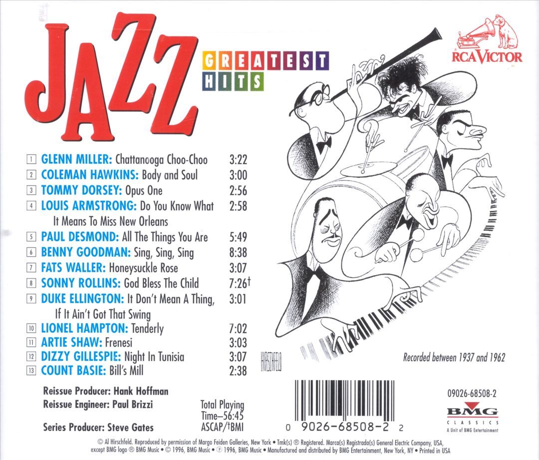 Jazz Greatest Hits by Various Artists (CD, Sep-1996, RCA) for sale ...