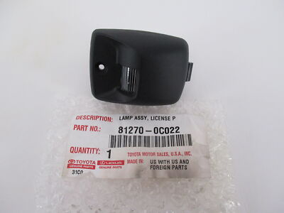 Genuine OEM Toyota 81270-0C022 Right Rear License Lamp 07-14 Tundra 07 ...