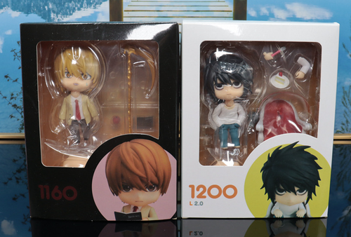 Death Note Yagami Light L·lawliet 10Cm Action Figure Q Ver. Moveable ...