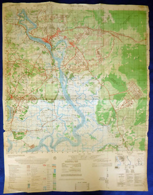 Rare MAP - BIEN HOA AIRBASE - LONG BINH POST - GIA DINH - NHA BE ...