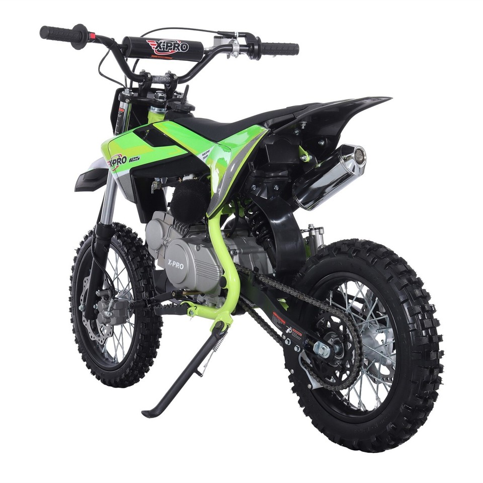 X-PRO X27 125cc Dirt Bike Pit Bike 4 Stroke Gas Powered Off Road Kick ...