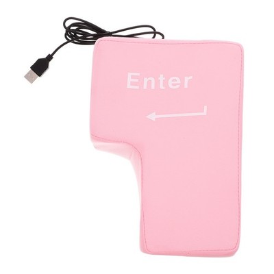 Giant Enter Key Big Button Usb Pillow for Desktop Large Computer | eBay ...