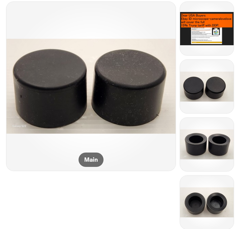 *SET* Olympus Microscope BX IX Fine Focus Knob Covers BX40 BX51 BX41 ...