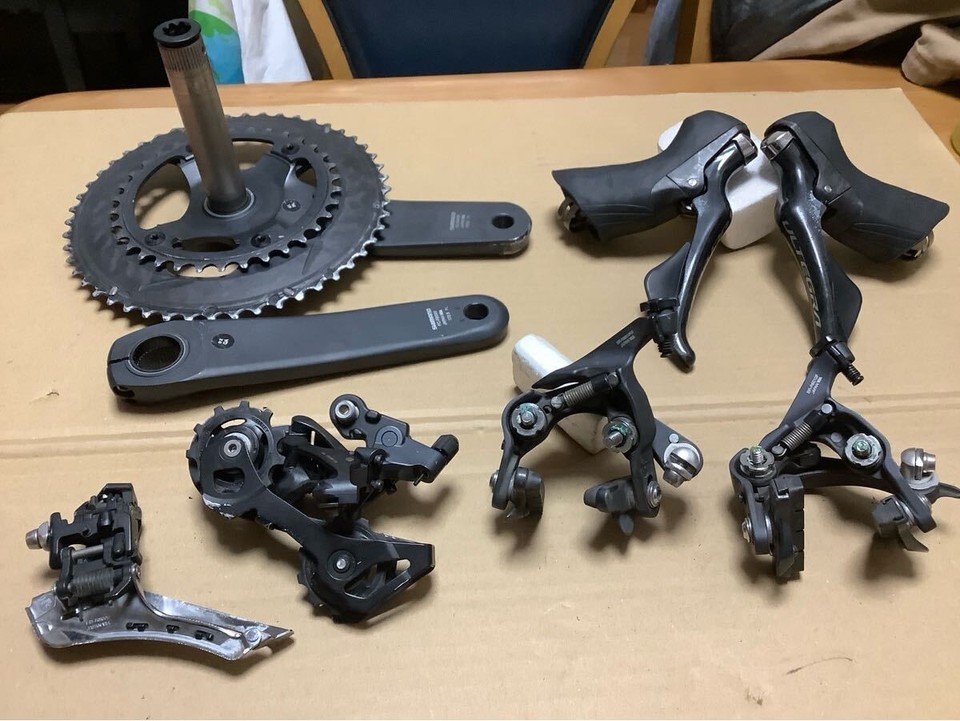 Shimano Ultegra R8000/R8010 11S 172.5mm 50/34T Mechanical Rim Brake ...