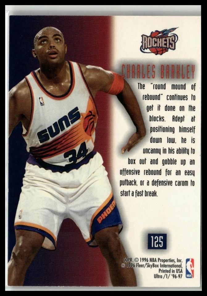 1996-97 Ultra #125 Charles Barkley | eBay