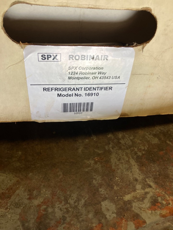 SPX Robinair CoolTech 16910 A/C Refrigerant Identifier SEE DESCRIPTION ...