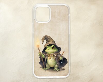 Watercolour Frog Wizard Warlock Cute Witchy Phone Case iPhone Samsung ...