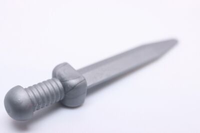 Lego 3x Flat Silver Castle Minifig Weapon Sword Roman Gladius Thick ...