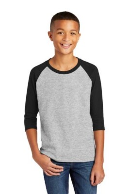Grey Blank: Gildan Raglan/Baseball Shirts, Multiple sizes (Bulk Deal ...
