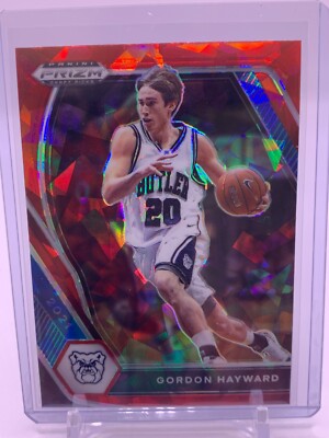Gordon Hayward 2021 Panini Prizm Draft Picks Red Cracked Ice PRIZM #99 ...