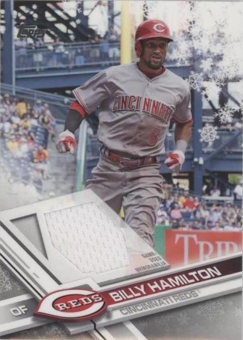 2017 Topps Holiday - Wal-Mart Exclusive Relics Billy Hamilton #R-BHM ...