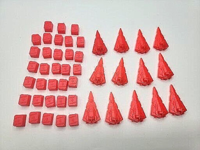 Monopoly Star Wars Classic Trilogy Tie Fighter & Star Destroyer Token ...