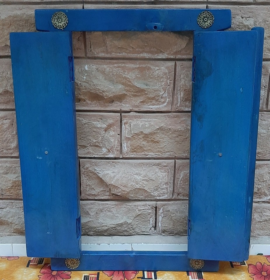 Legno Intagliati da Parete Finestrino Lord Buddha Ottone Misura ...