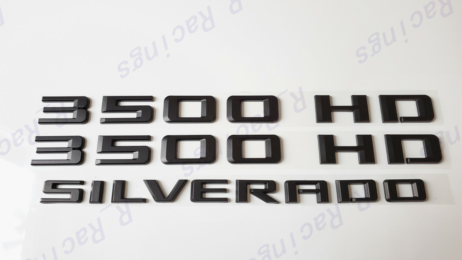 Matte Black Doors 3500HD Tailgate Silverado LTZ Emblems 2019-2023 ...