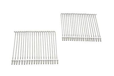 Stainless Steel 19 inch Spoke Set Buchanan fits Harley Davidson | eBay