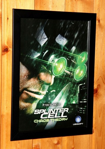 Tom Clancy's Splinter Cell Chaos Theory Small Poster / Ad Page Framed ...